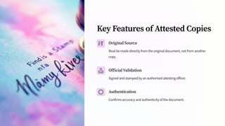 What is an Attested Copy? Definition, Use Cases & Legal Standing | PDF