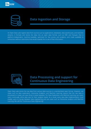 What is an Open Data Lake? - Data Sheets | Whitepaper | PDF