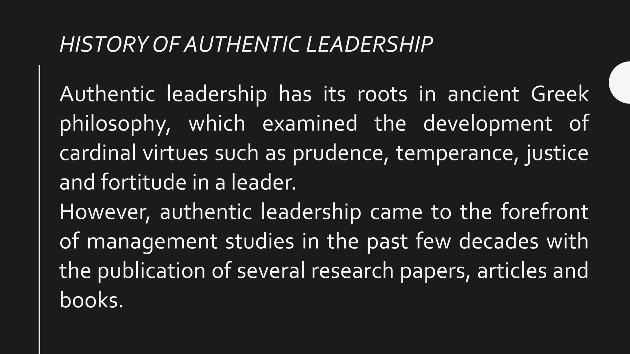 What-is-authentic-leadership.Definition and components | PPTX