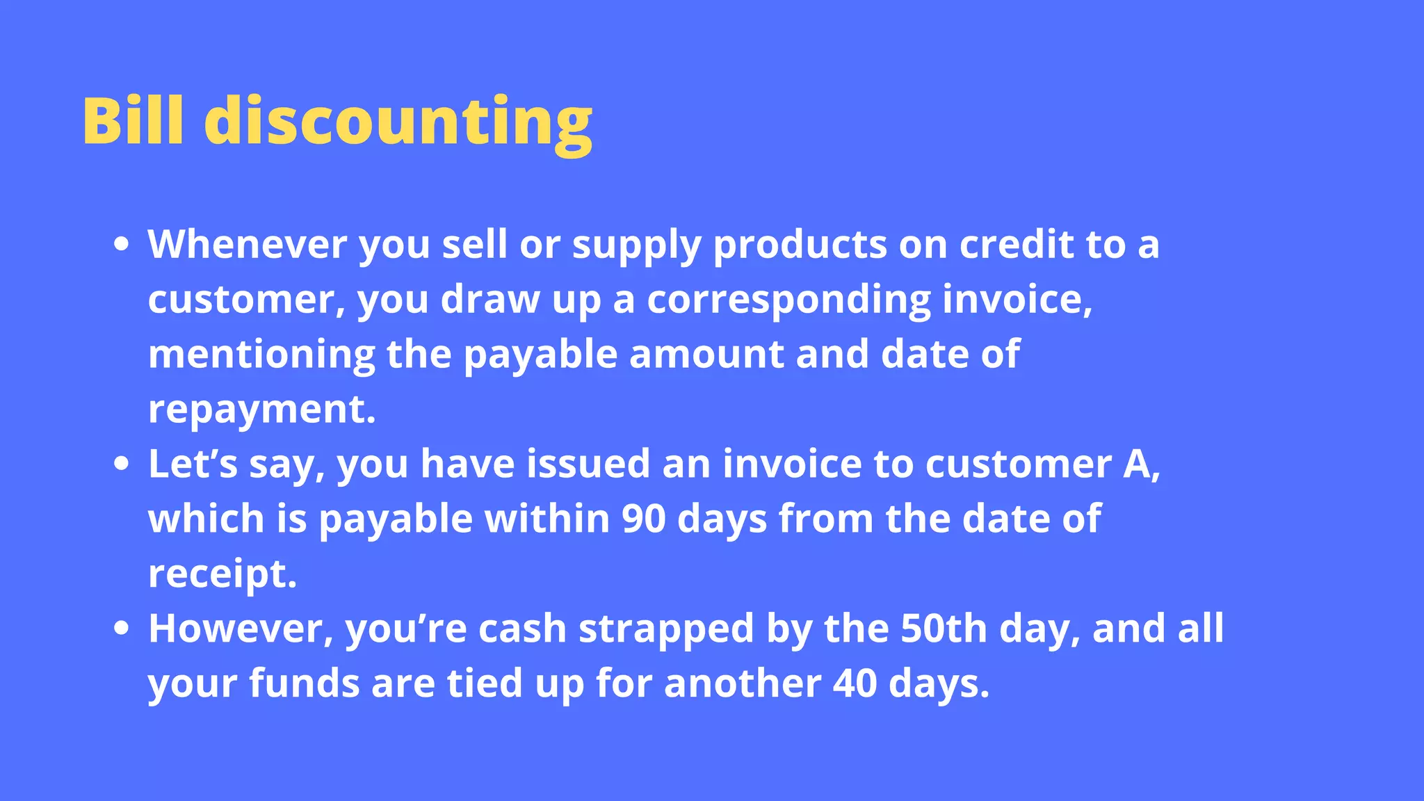 What is bill discounting? | PDF