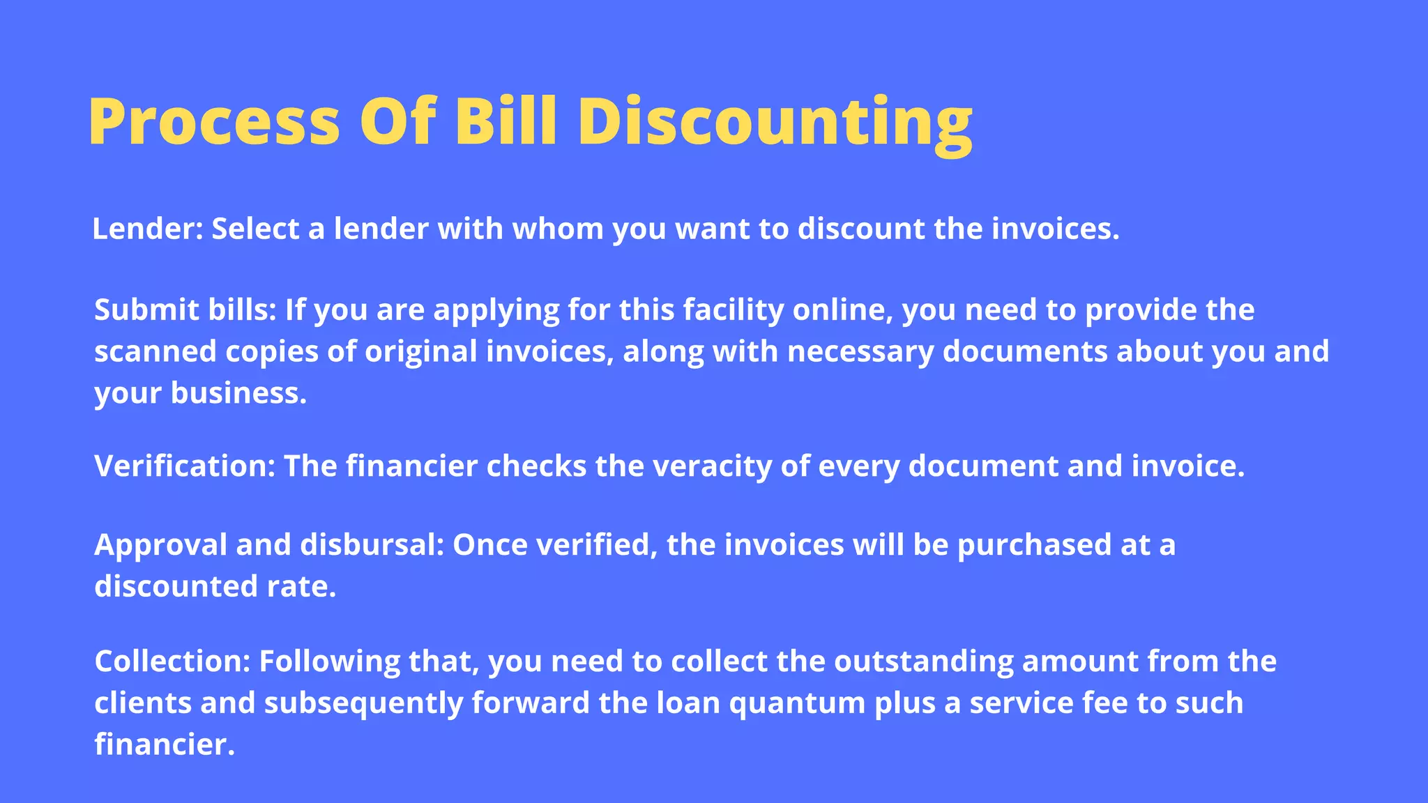 What is bill discounting? | PDF