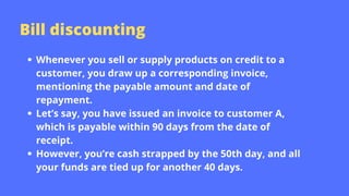 What is bill discounting? | PDF