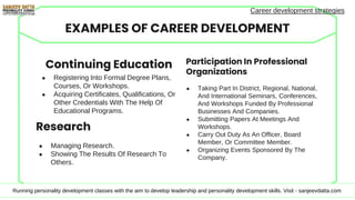 What is a Career Development Plan? | PPTX