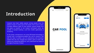 What is Carpooling App Development? A Detailed Guide | PPT