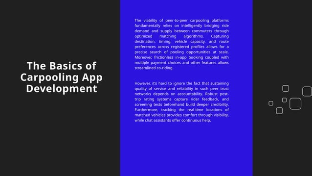 What is Carpooling App Development? A Detailed Guide | PPT