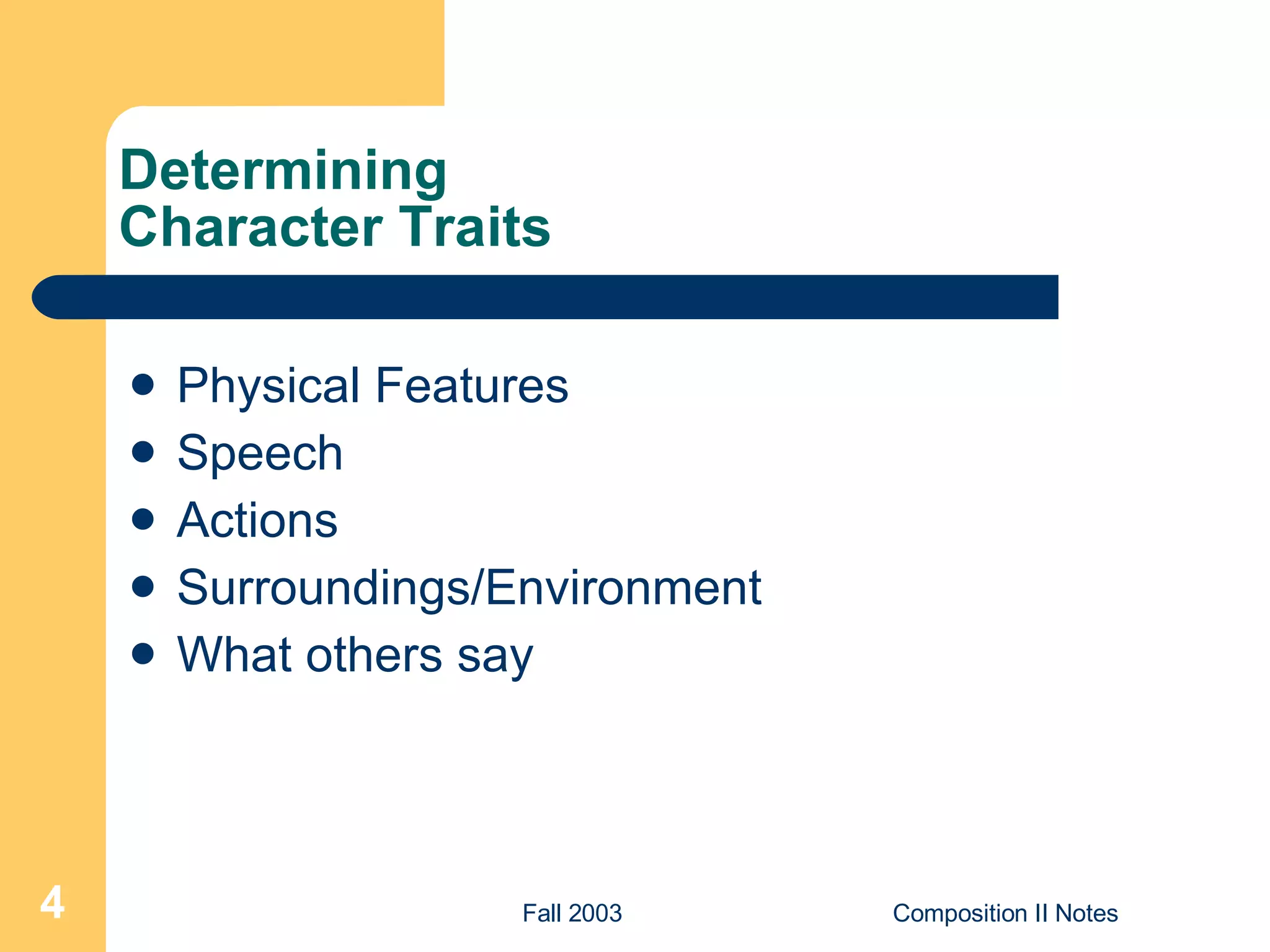 What Is Character Ii | PPT