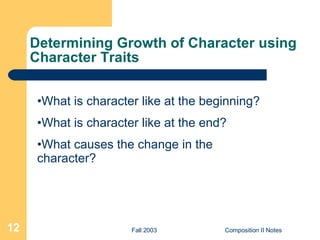 What Is Character Ii | PPT