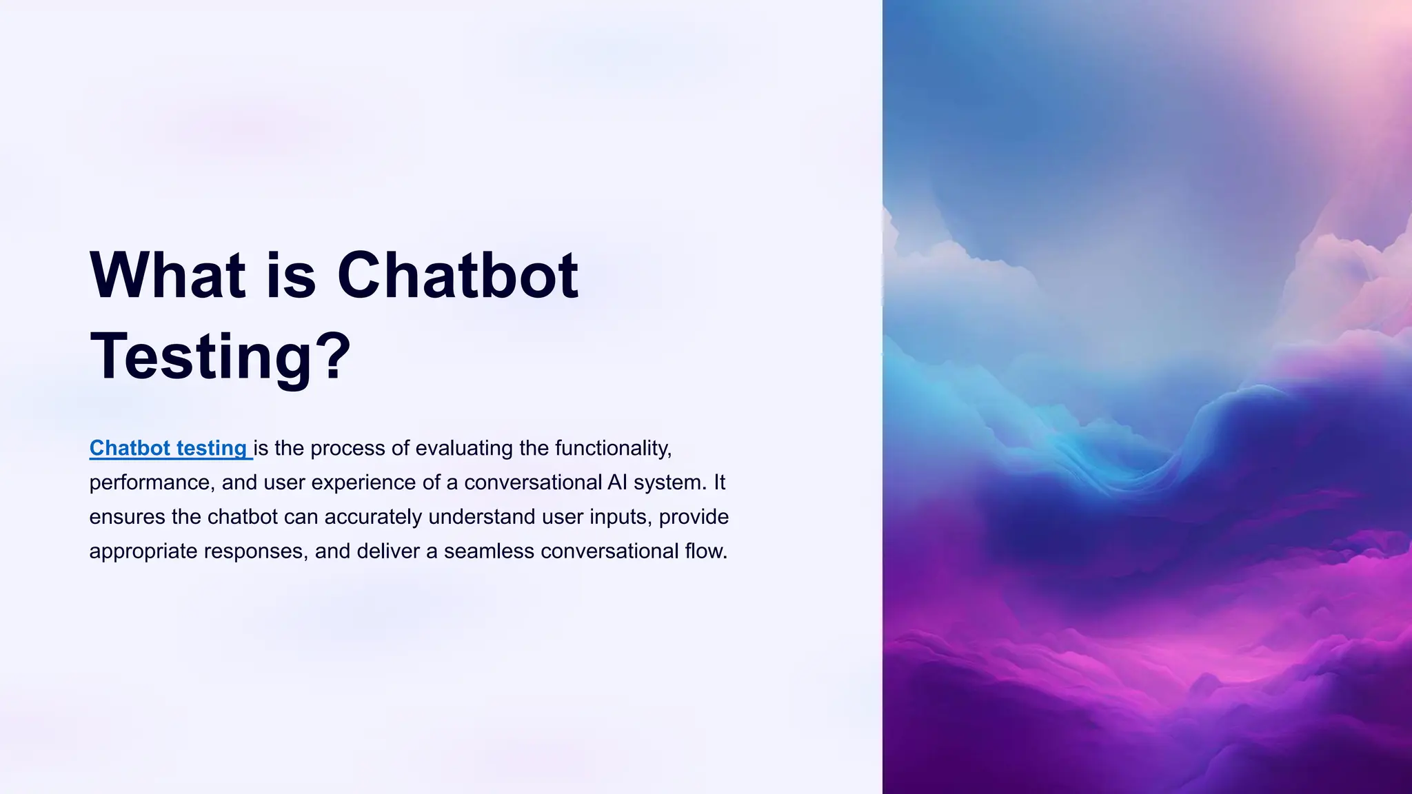 What is Chatbot Testing? How to Perform Chatbot Testing? | PPT