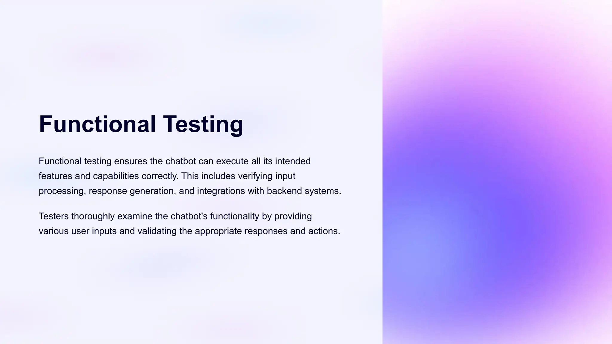 What is Chatbot Testing? How to Perform Chatbot Testing? | PPT