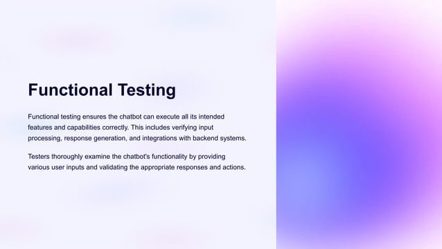 What is Chatbot Testing? How to Perform Chatbot Testing? | PPT