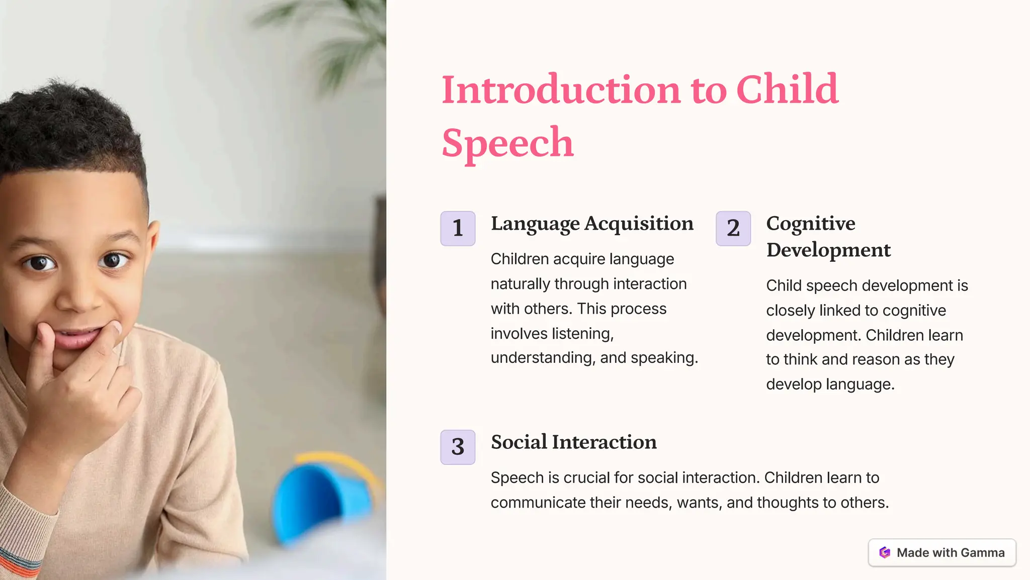 What is child speech? .................. | PPT