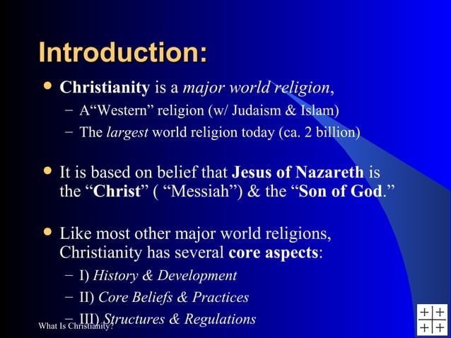 What Is Christianity | PPT