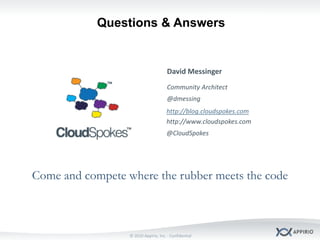 CloudSpokes Overview | PPTX