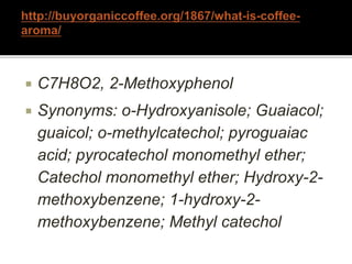 What Is Coffee Aroma? | PPTX