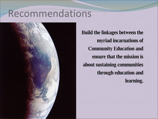 What Is Community Education | PPT