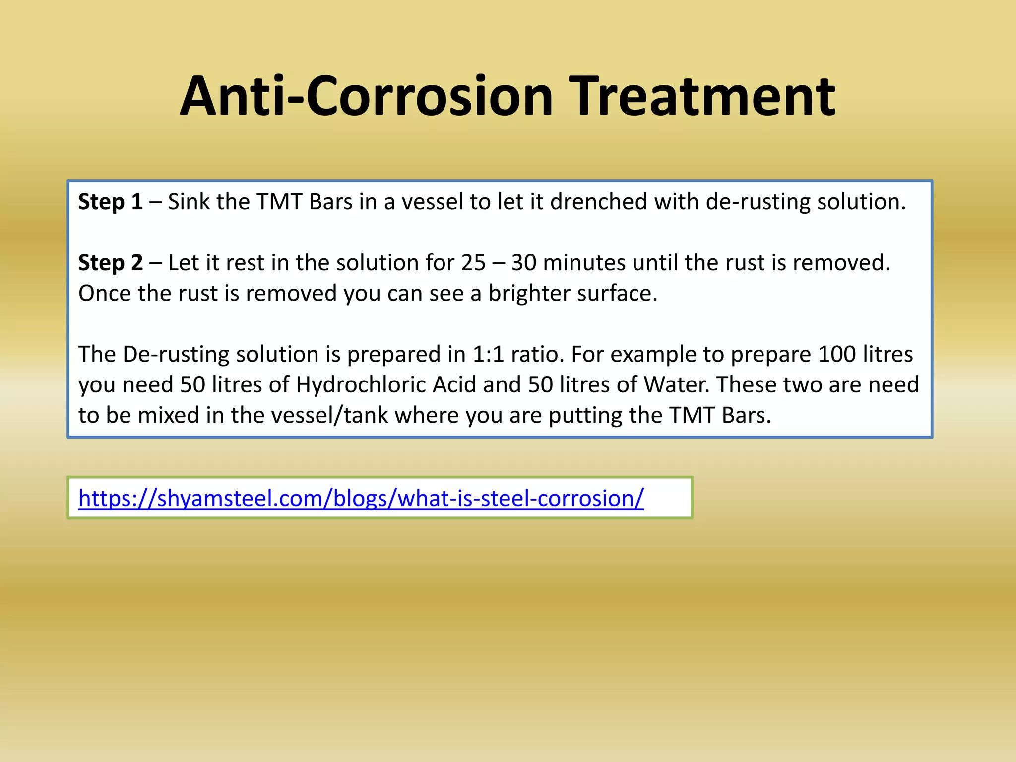 What is Corrosion in Reinforced Bars? | PPT