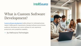 what is custom software development full guide | PDF