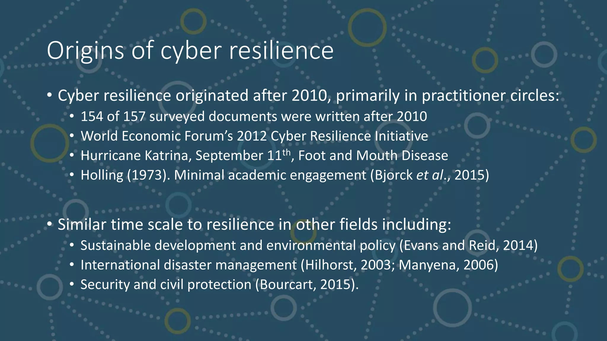 What is cyber resilience? | PPTX