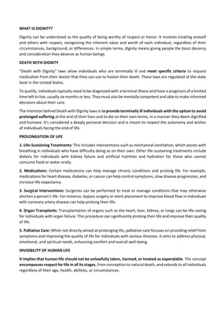 WHAT-IS-DIGNITY.docxPREPAREDBYSTUDENTS>> | DOCX | First Aid | Injuries
