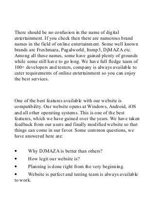 Understand DJMaza Brand of Music