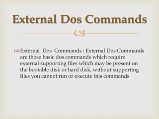 What is-dos-operating-system | PPT