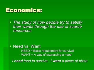 What Is Economics? | PPT | Business | Business and Finance