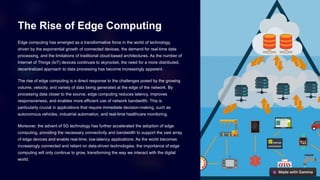 What-is-Edge-Computing power point presentation | PPT