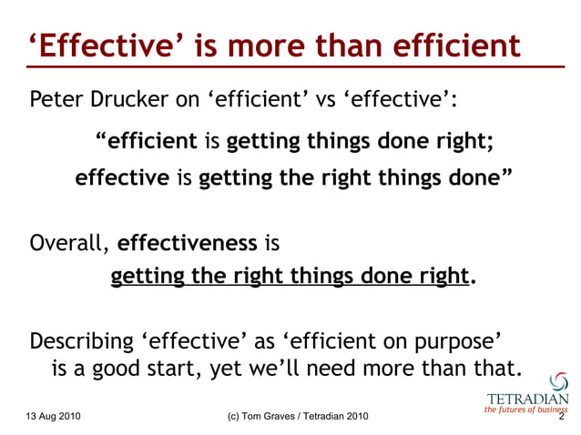 What is effectiveness? | PPT | Technology & Computing