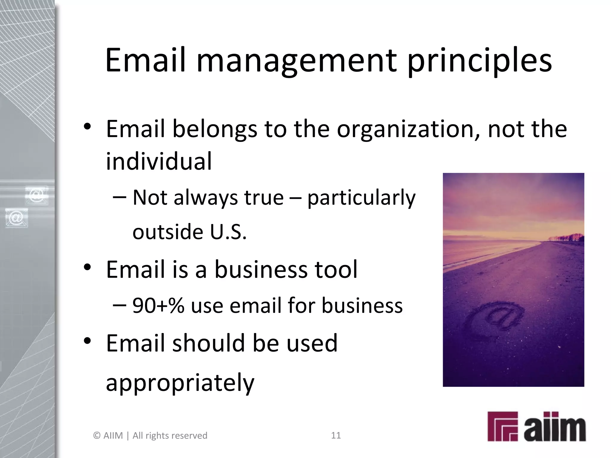 What is Email Management? | PPT | Email | Internet
