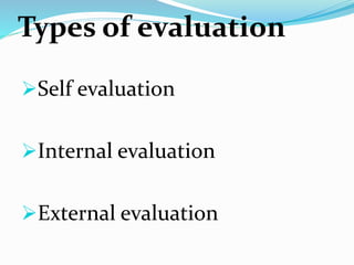 What is evaluation | PPTX