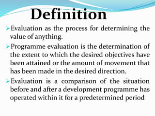 Evaluate Definition