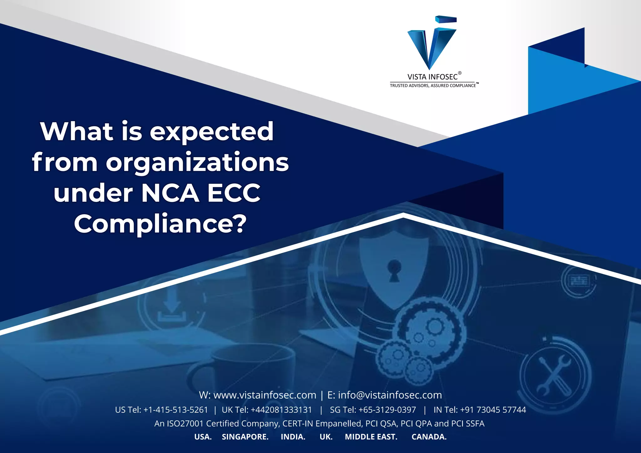 What is expected from an organization under NCA ECC Compliance? | PDF