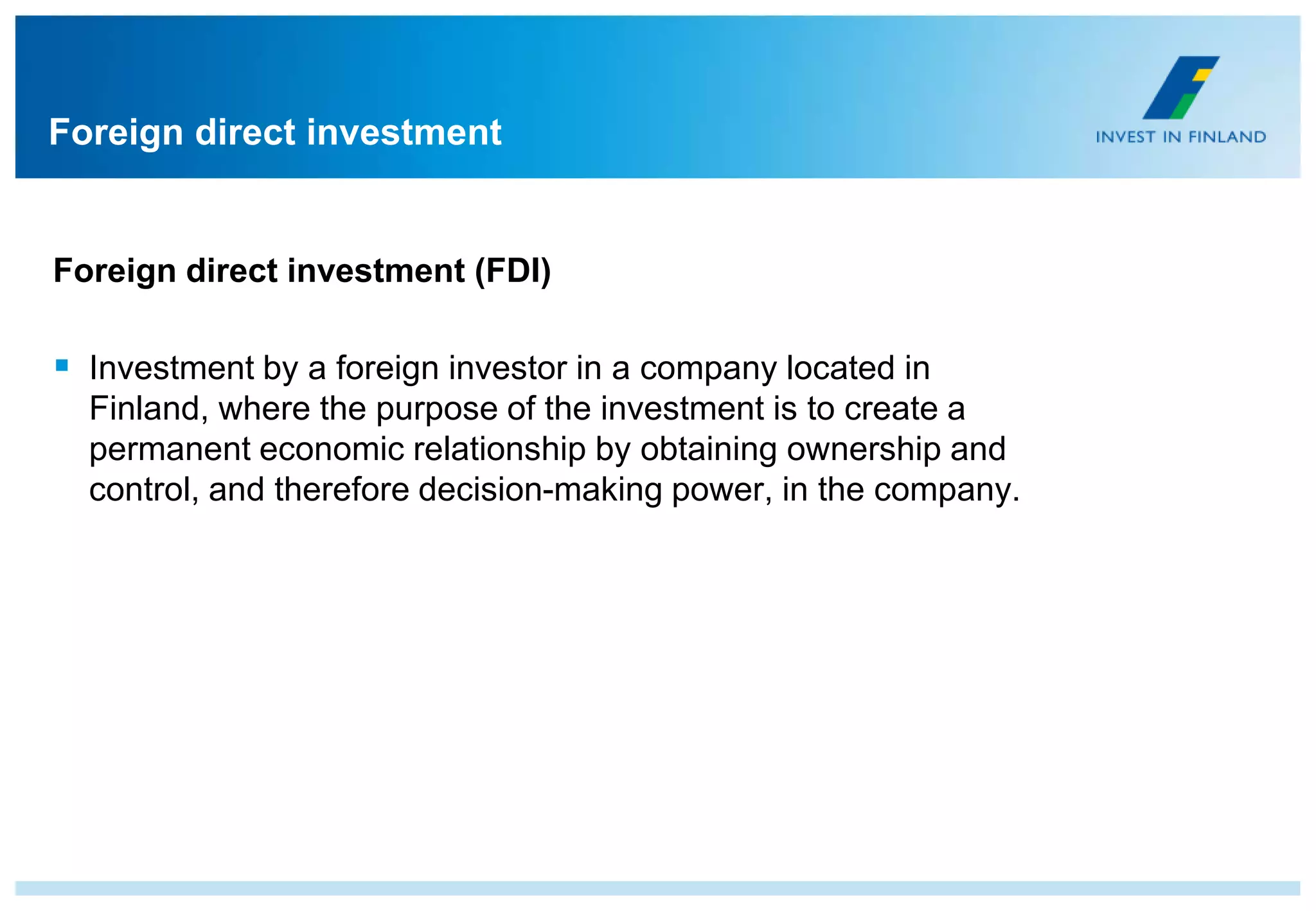 What is FDI? | PPT