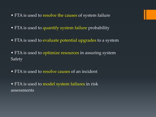 Fault Tree Analysis | PPTX | Computer Software and Applications | Computing