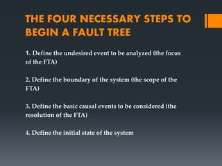 Fault Tree Analysis | PPTX