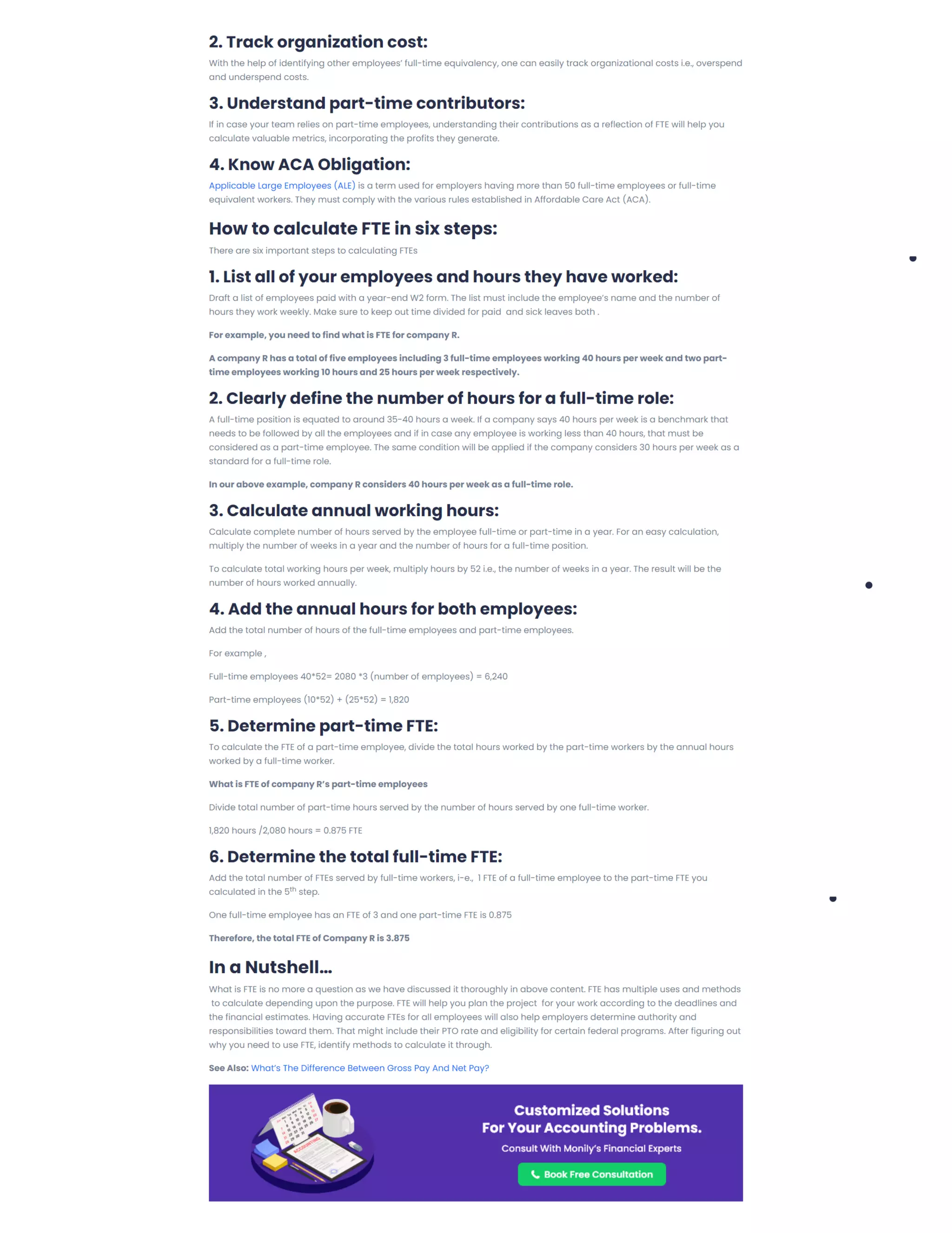 What Is FTE And How To Calculate It? | PDF