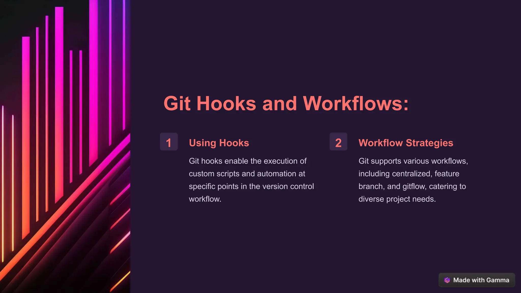 What is git and its features for merge etc | PPT
