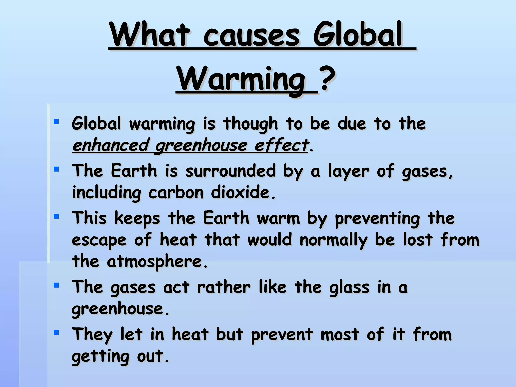 What Is Global Warming Jl | PPT | Geography | Science