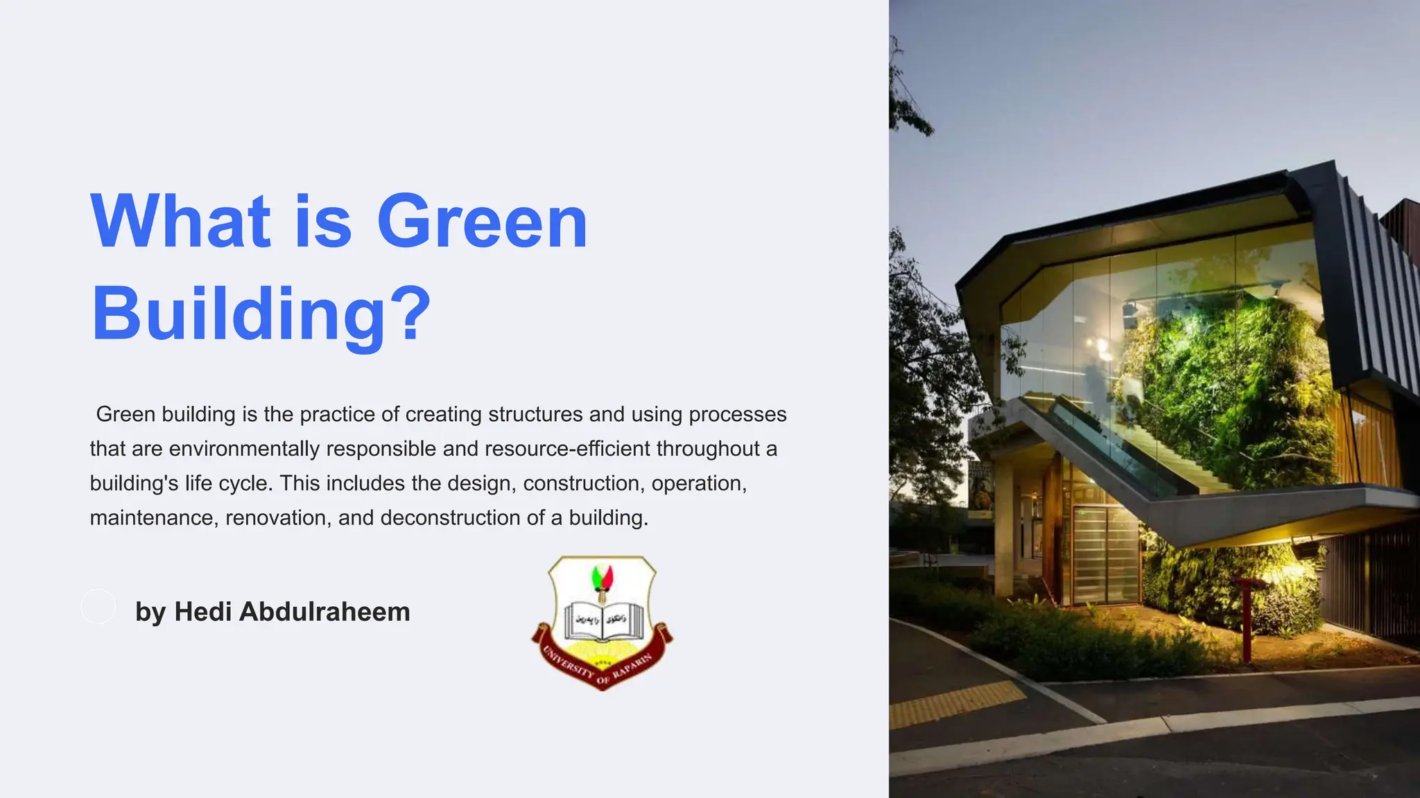 What-is-Green-Building pptx | PPT