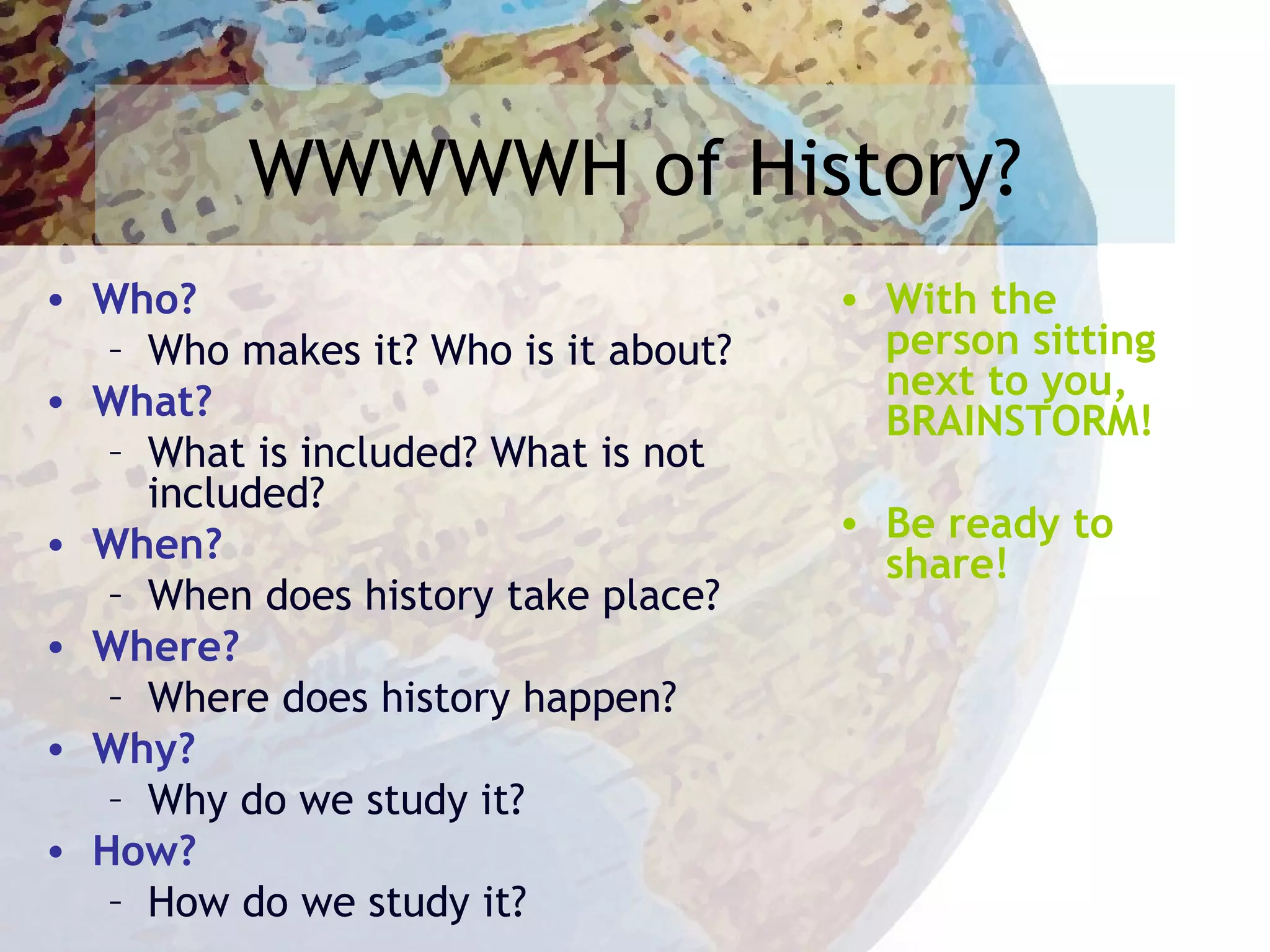 What is-history-ppt2347 | PPT