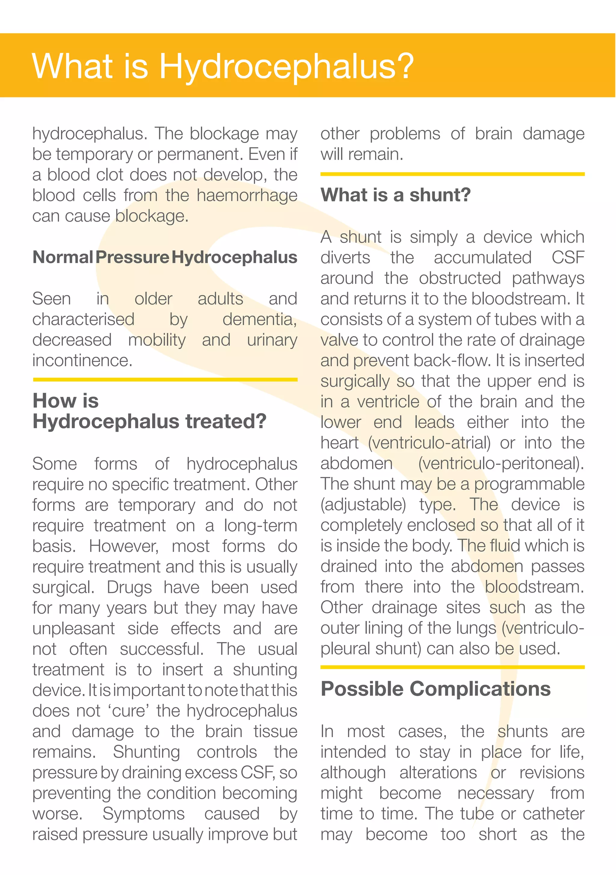 What is Hydrocephalus? | PDF