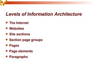 What is Information Architecture? | PPT