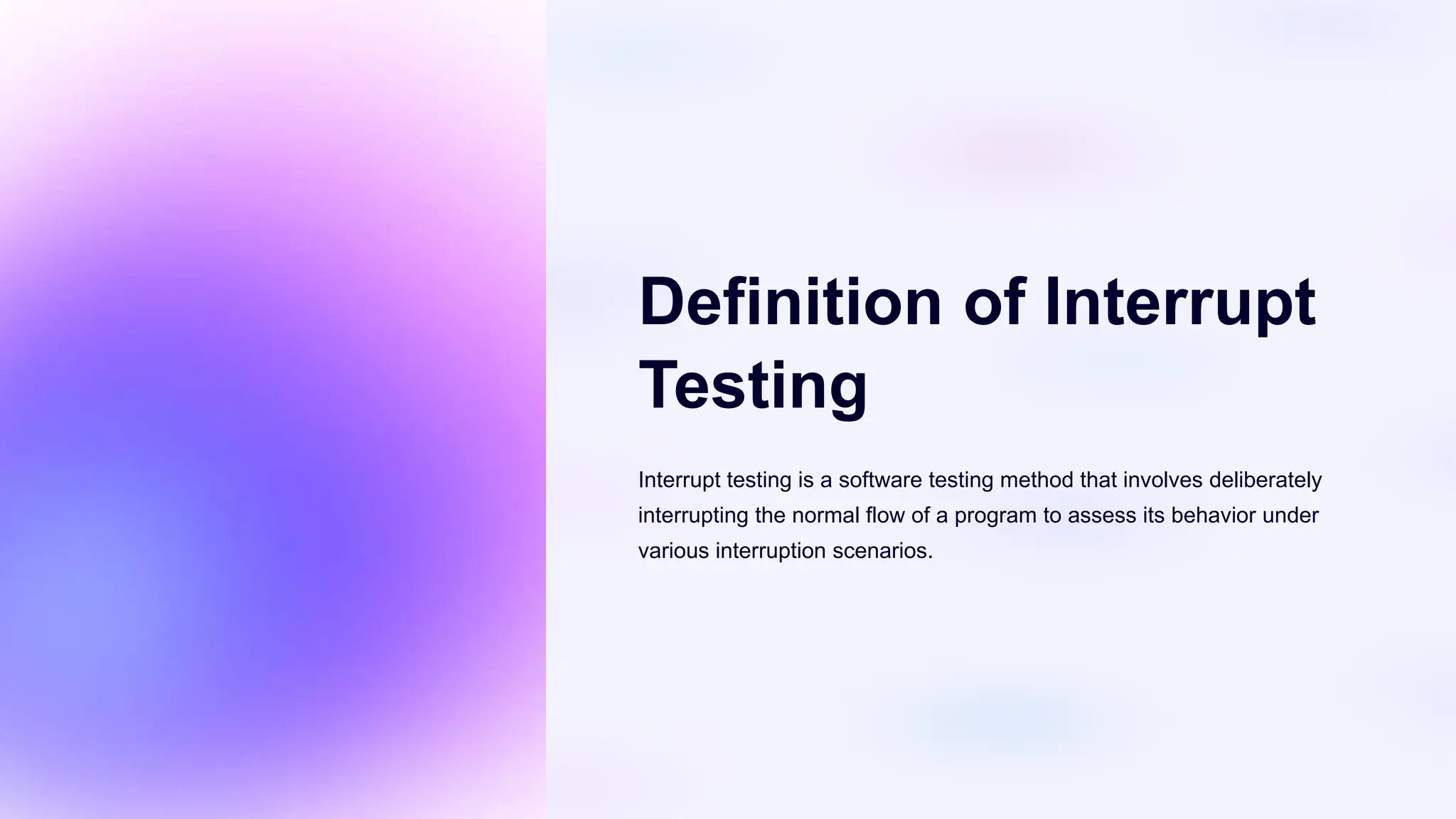 What is Interrupt Testing? Know more about it | PPTX