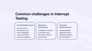 What is Interrupt Testing? Know more about it | PPTX | Computer ...
