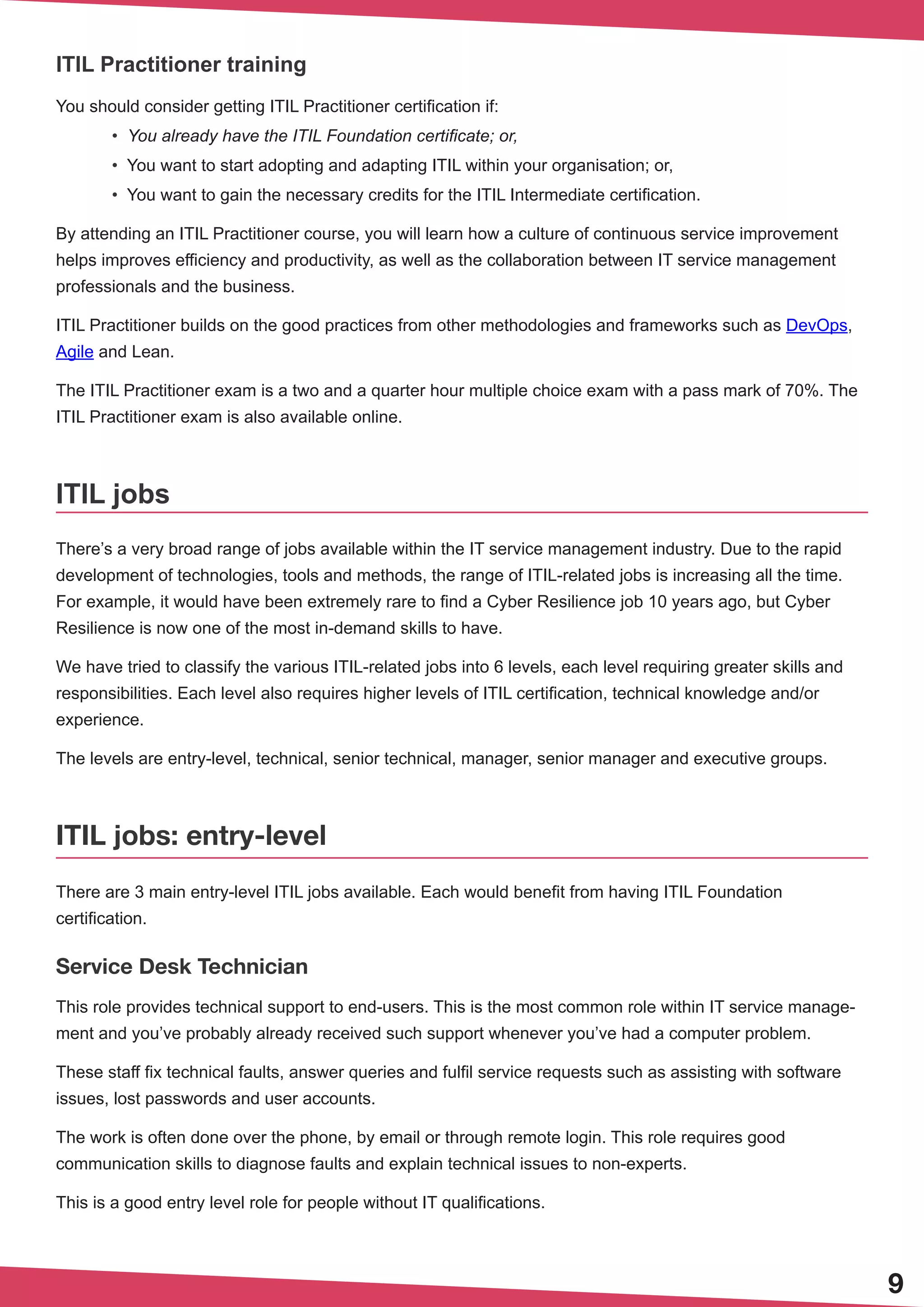 What is ITIL®? - A Complete Careers Guide | PDF