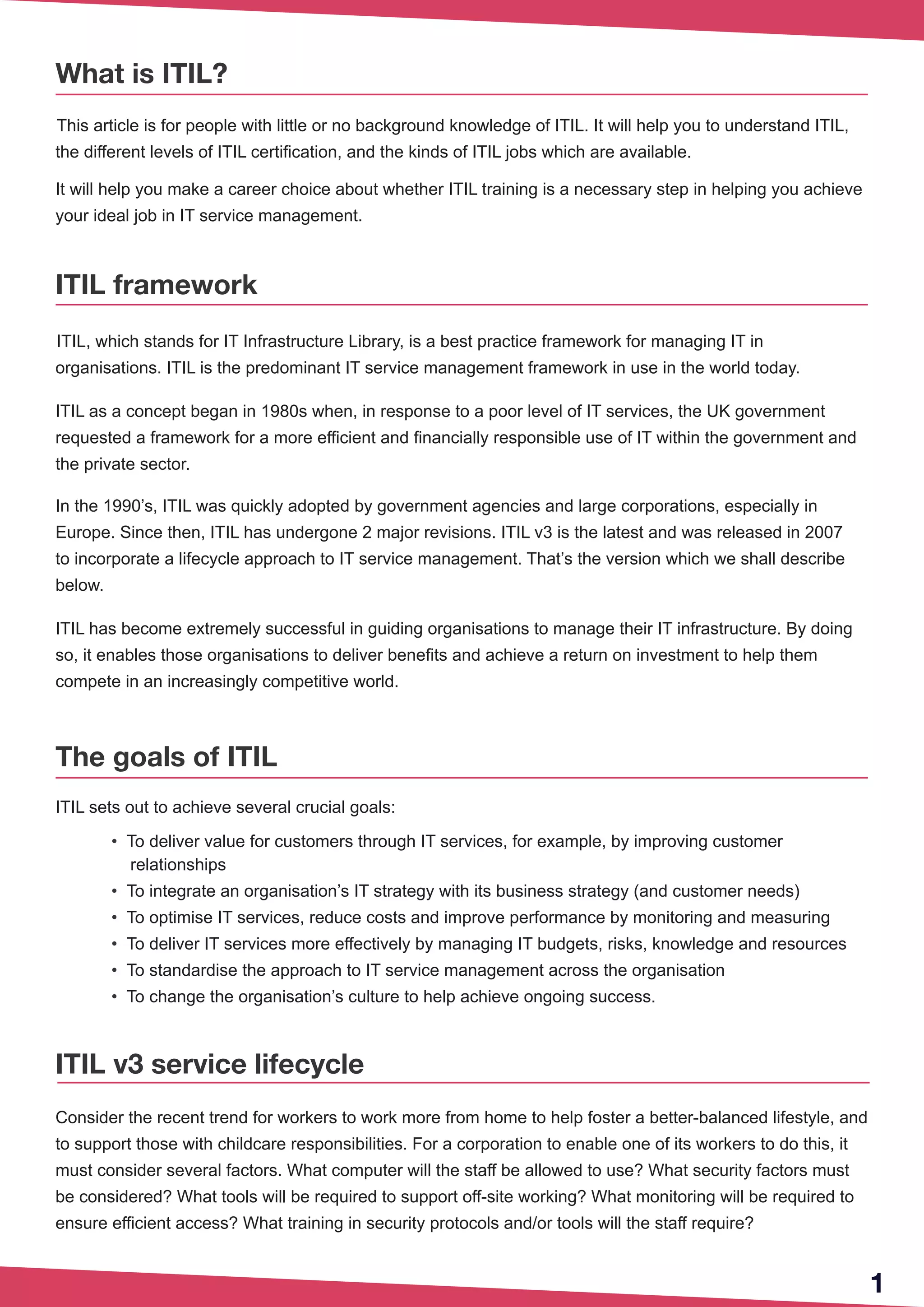 What is ITIL®? - A Complete Careers Guide | PDF