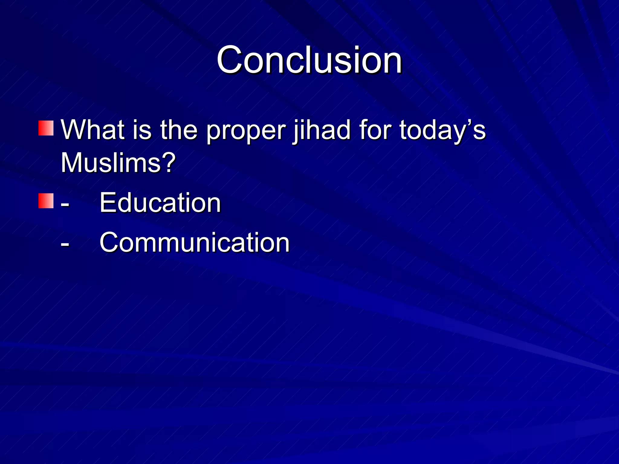 What is Jihad? | PPT