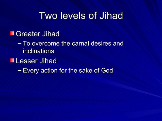 What is Jihad? | PPT