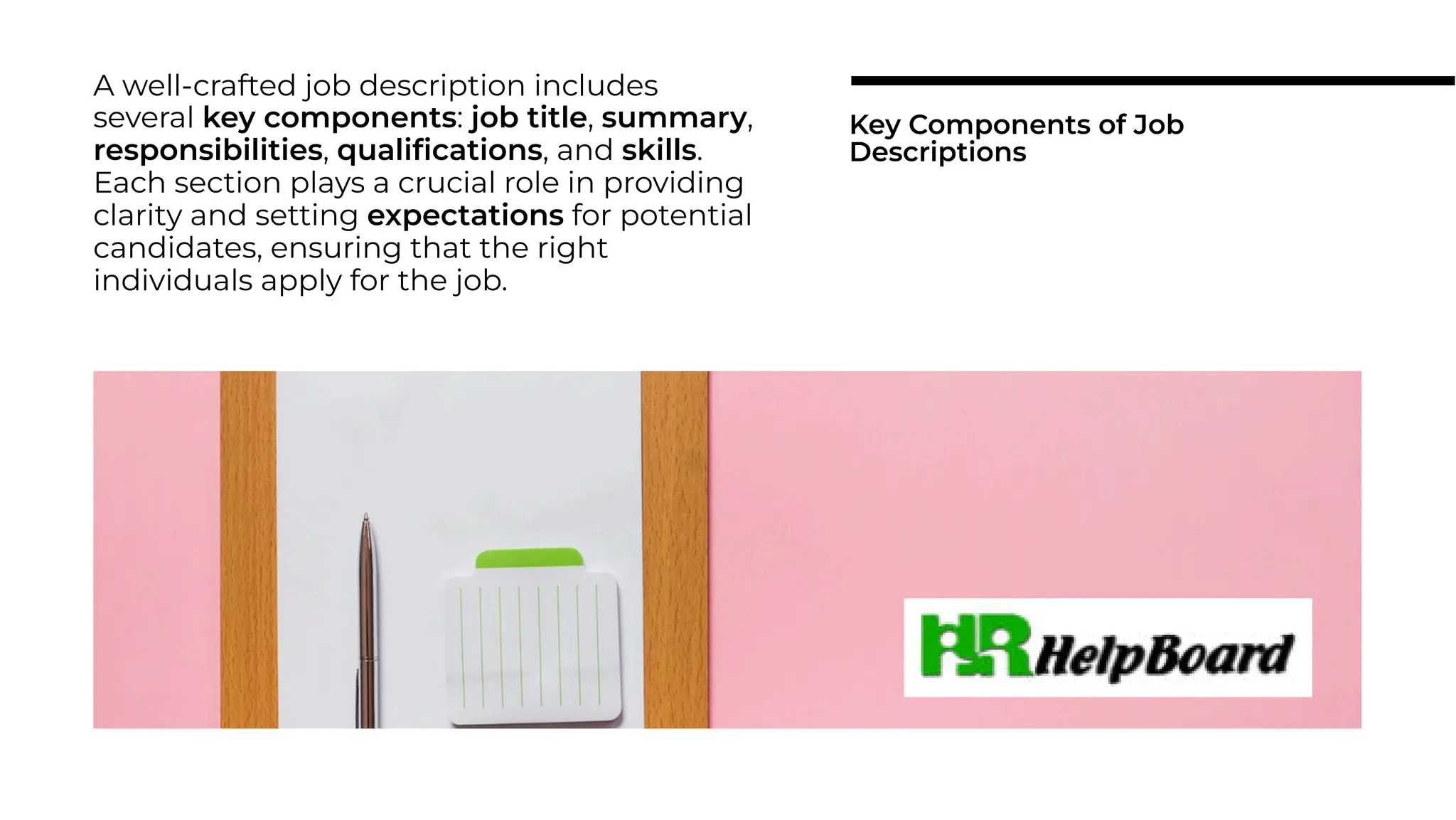 What is Job Description, Writing Job Description | PPT