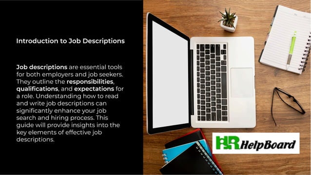 What is Job Description, Writing Job Description | PPT